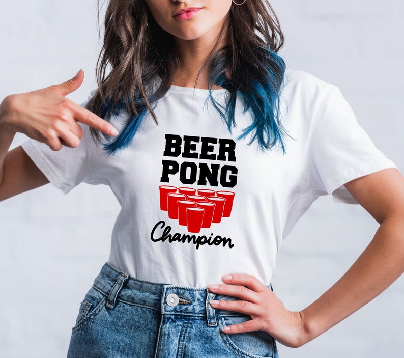 Beer Pong Champion SVG, Funny Beer Quotes, Beer Dad Shirt Svg, Beer ...