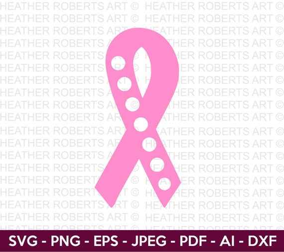 Cancer Awareness Ribbon SVG Cancer SVG Breast Cancer SVG - Etsy