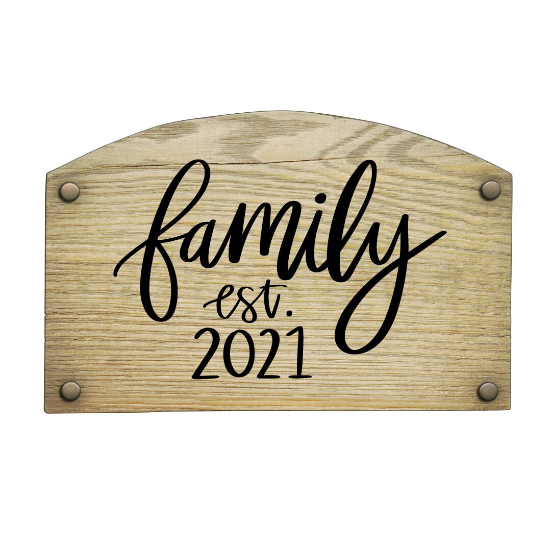 Family Est 2021 SVG Family Established 2021 svg Family Wall | Etsy