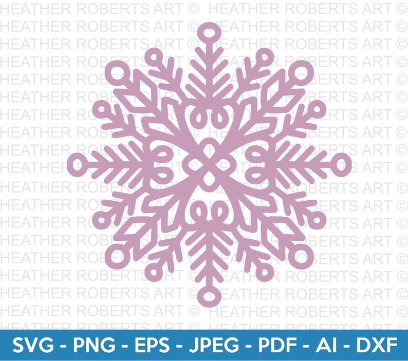 Snowflake SVG Winter SVG Snowflakes Svg Christmas Svg - Etsy