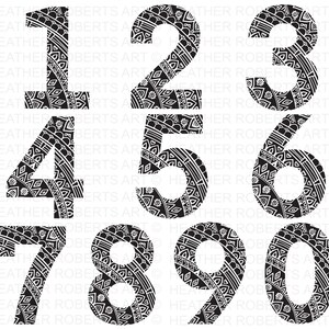 Mandala Alphabet and Numbers SVG, Mandala Monogram Frame Alphabet ...