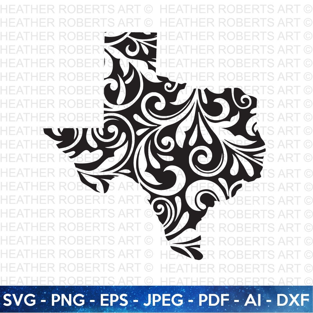 Texas Pattern Design SVG Texas Svg Texas Clipart Texas - Etsy
