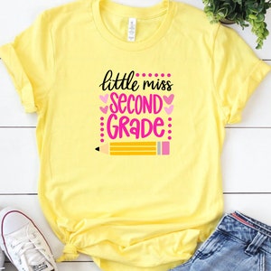 Little Miss Second Grade SVG: Back to School Shirt (cut File) - Etsy