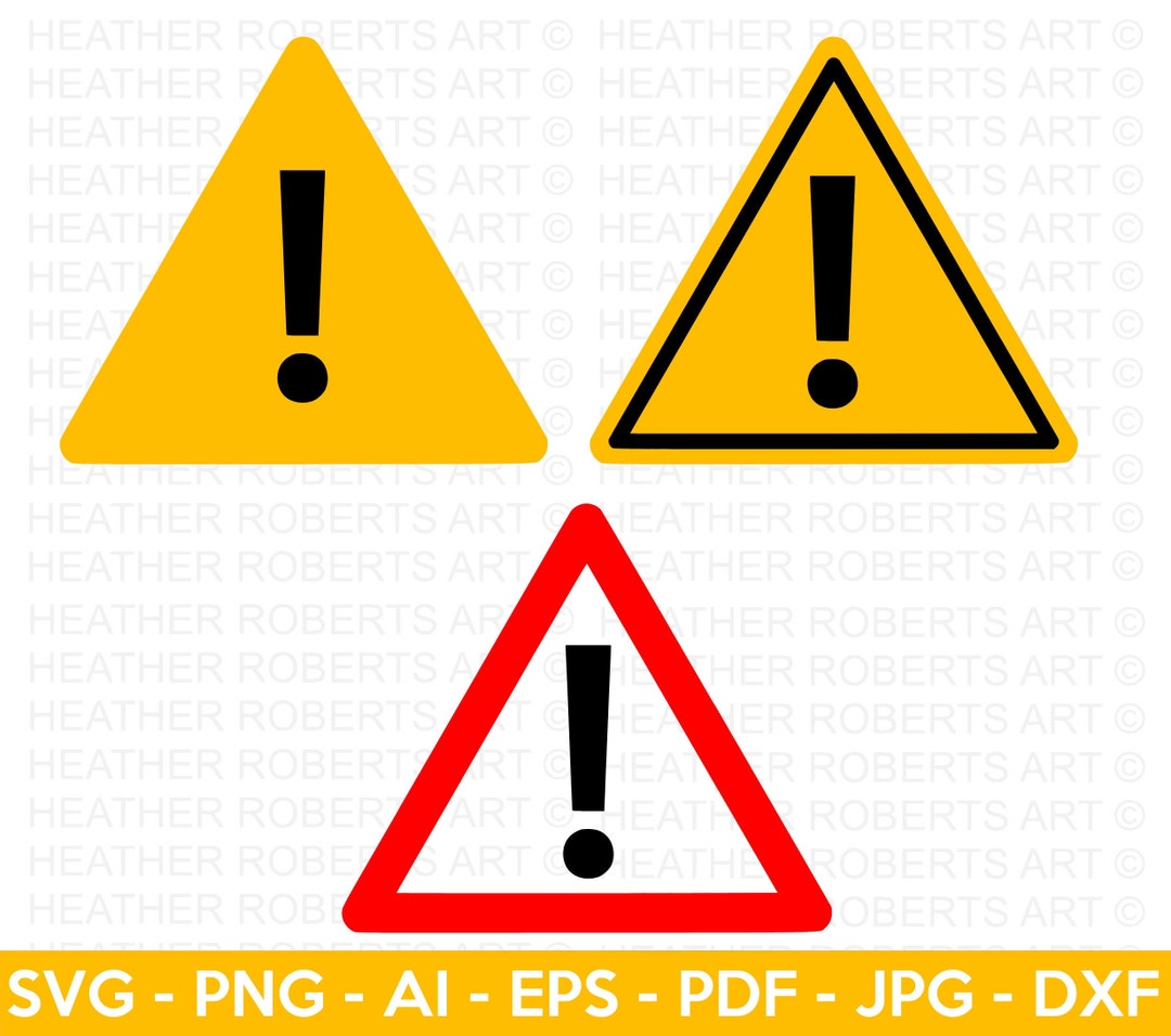 Yield Sign SVG Bundle, Warning Signs SVG Bundle, Road Signs Svg, Safety ...