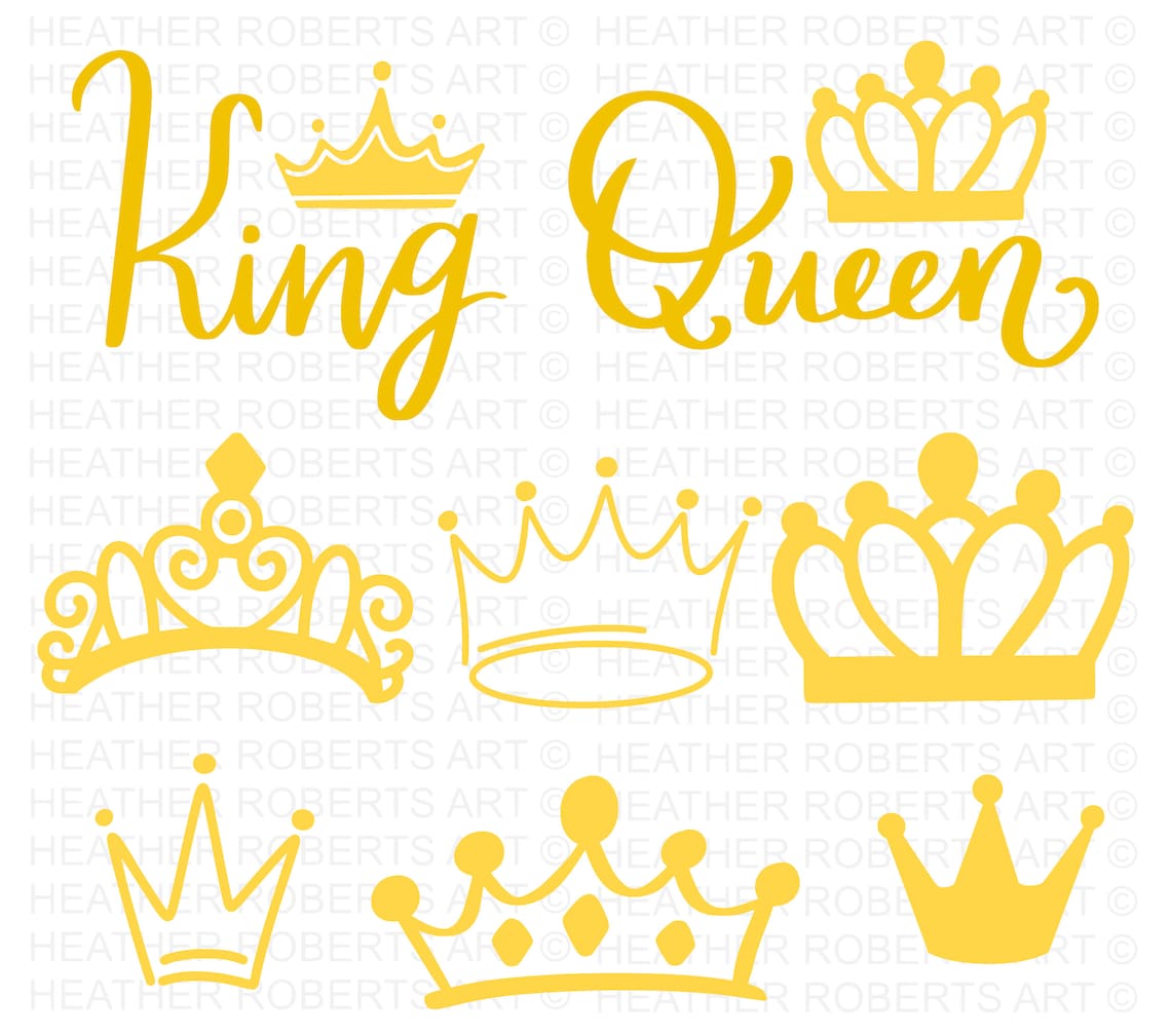 Krone SVG-Bundle, Kronen-Svg, Tiara-Svg, Königin-Tiara-Svg, Prinzessin ...