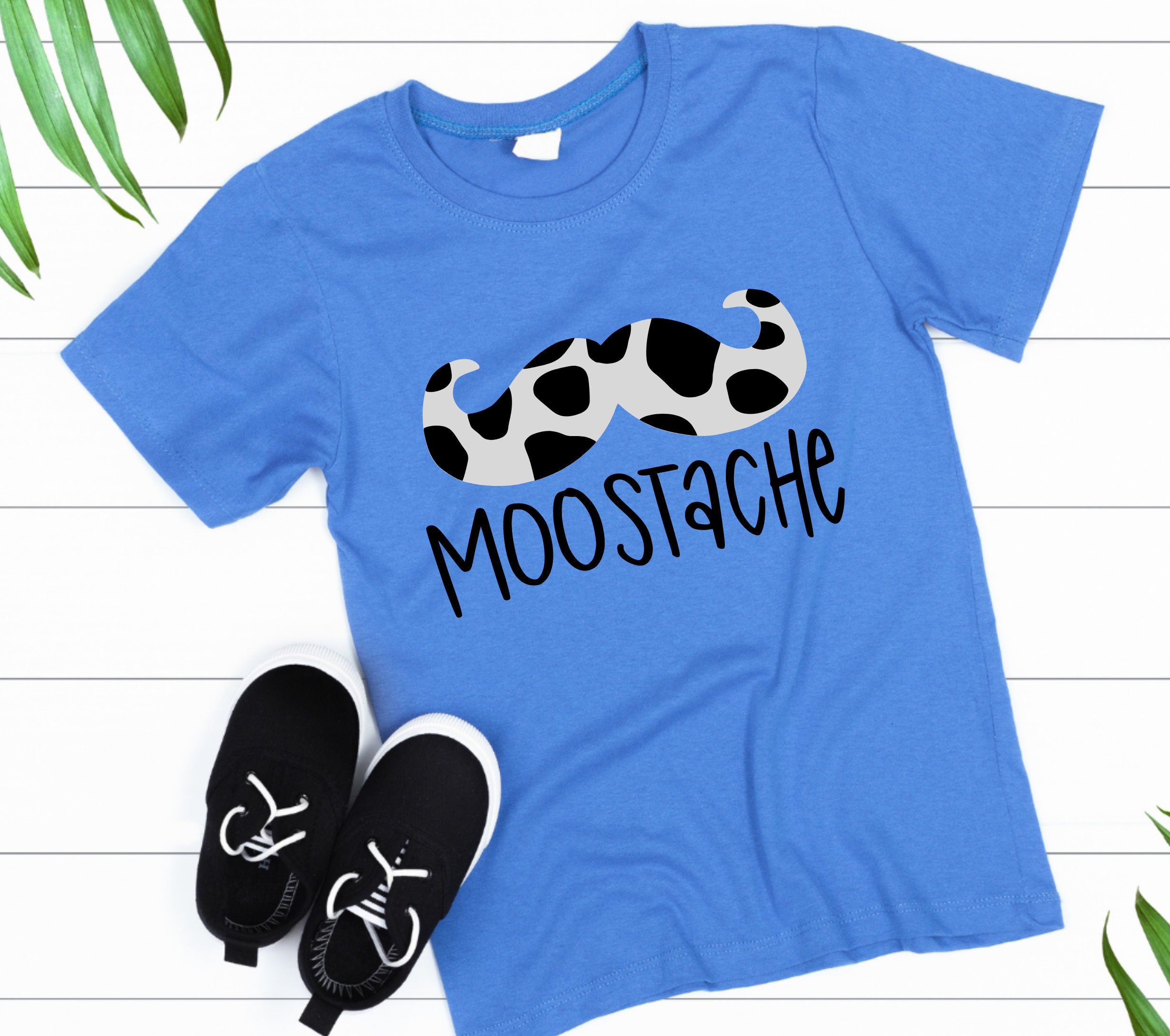Cow Moostache SVG Mustache SVG Patterened Mustache Svg - Etsy