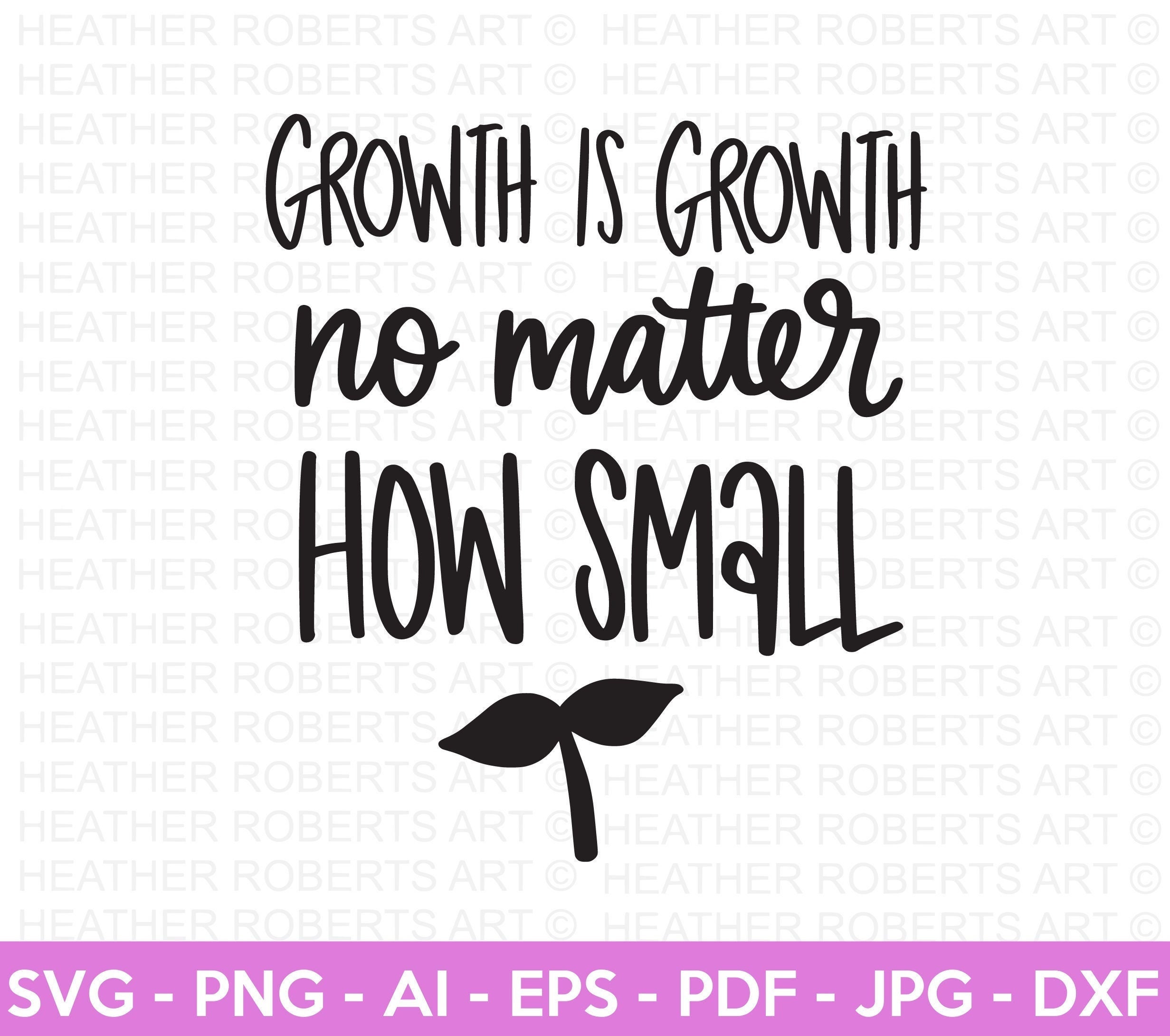 Growth is Growth SVG Positive Quotes Svg Self Love Svg Self - Etsy Canada
