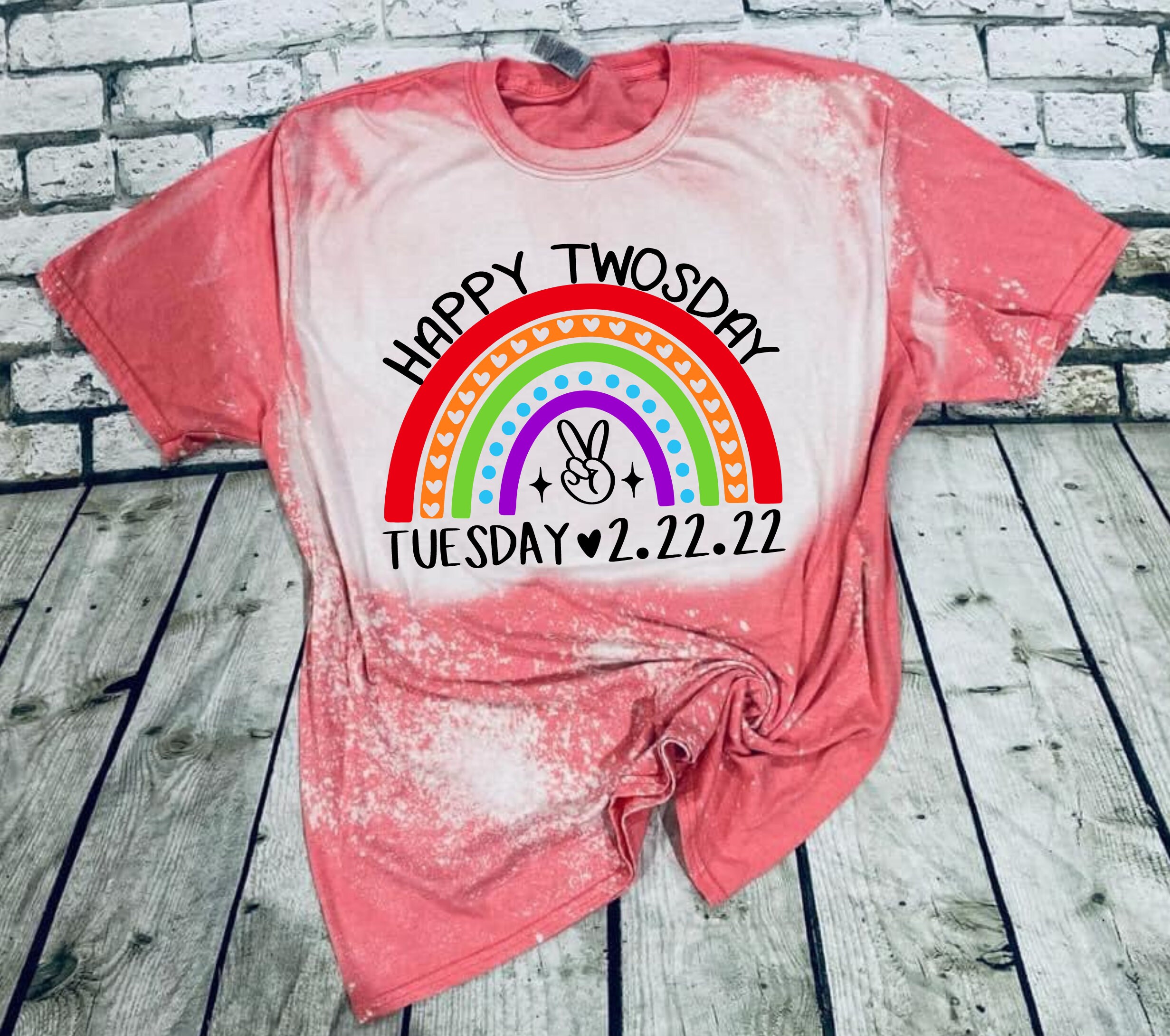 Twosday Rainbow SVG Happy Twosday SVG Twosday SVG Twosday | Etsy