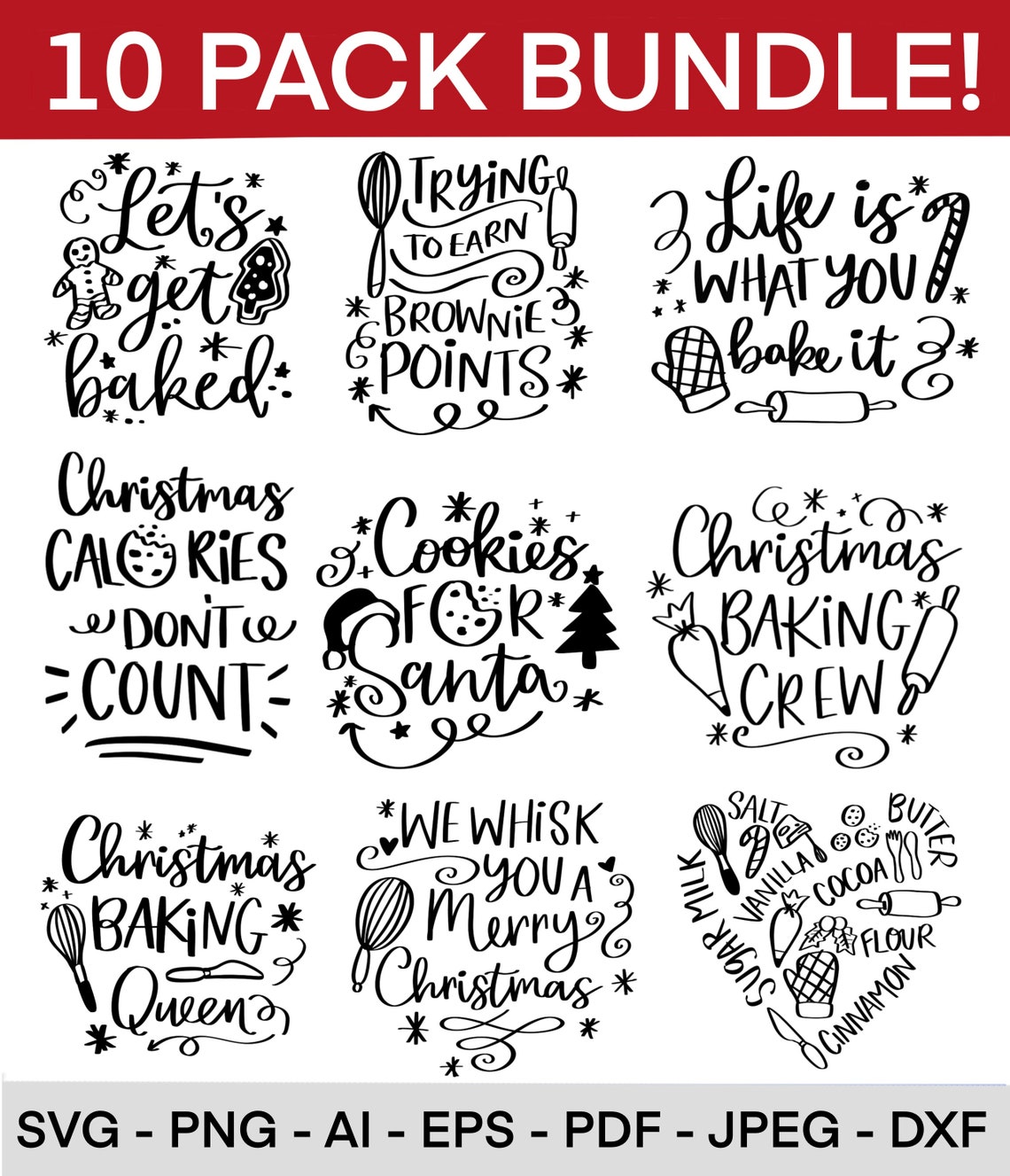 Christmas Pot Holder SVG Bundle Potholder Svg Oven Mitt SVG - Etsy