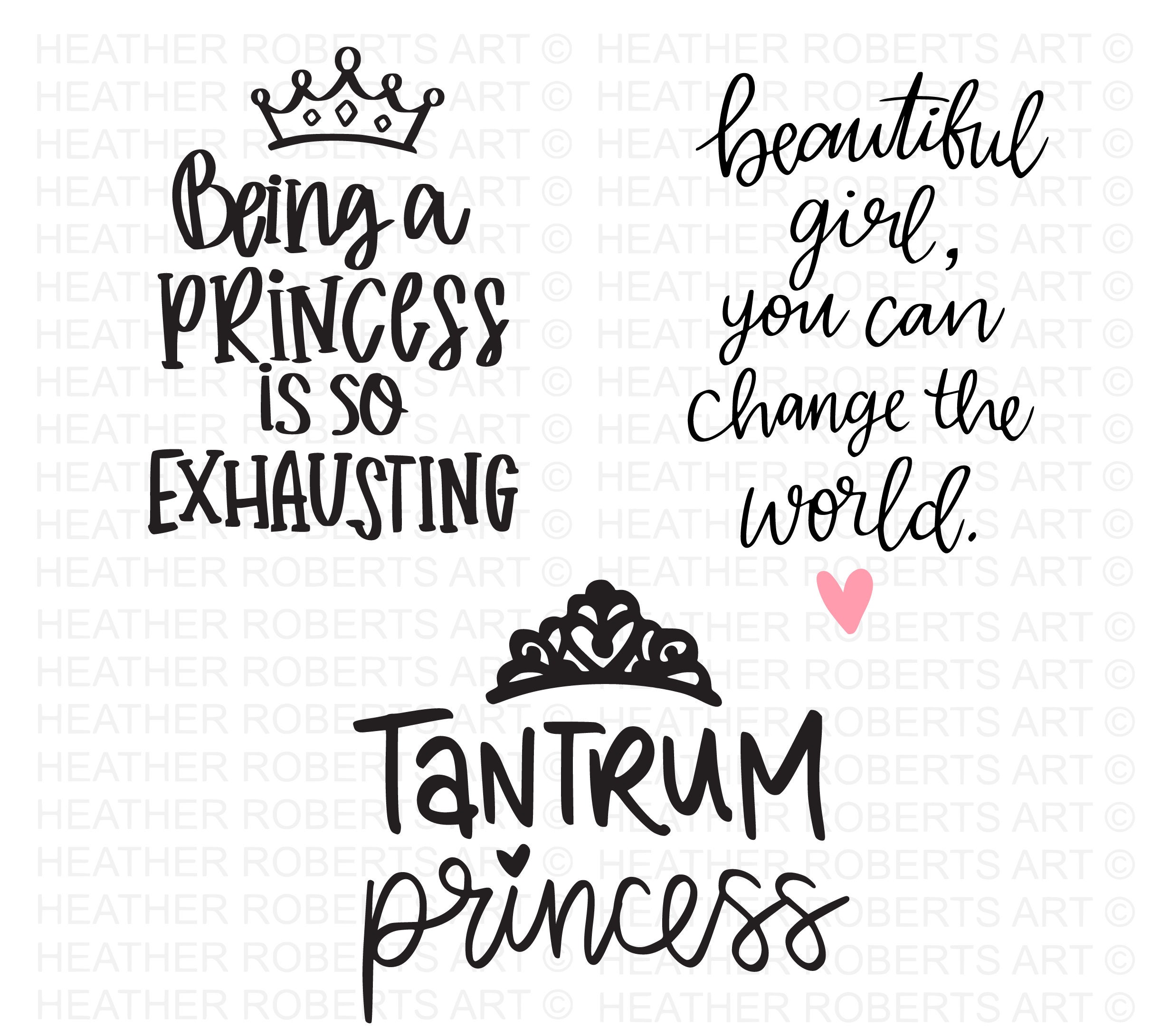 Little Girl SVG Bundle Princess Svg Princess Quotes Svg - Etsy Australia