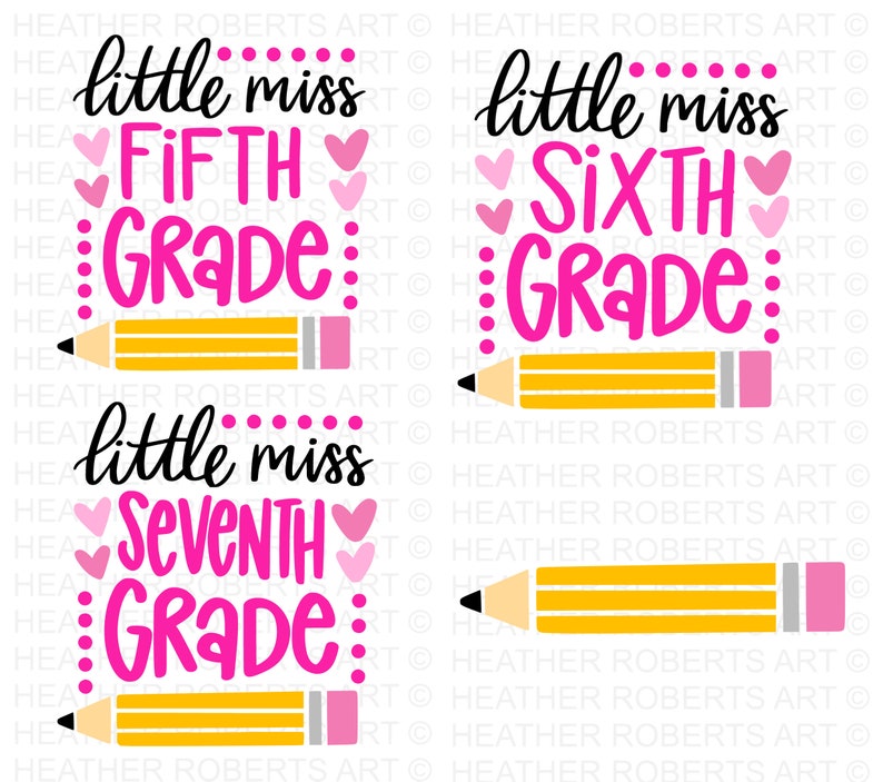 Back to School SVG Bundle, Little Miss SVG, Hello School SVG, School ...