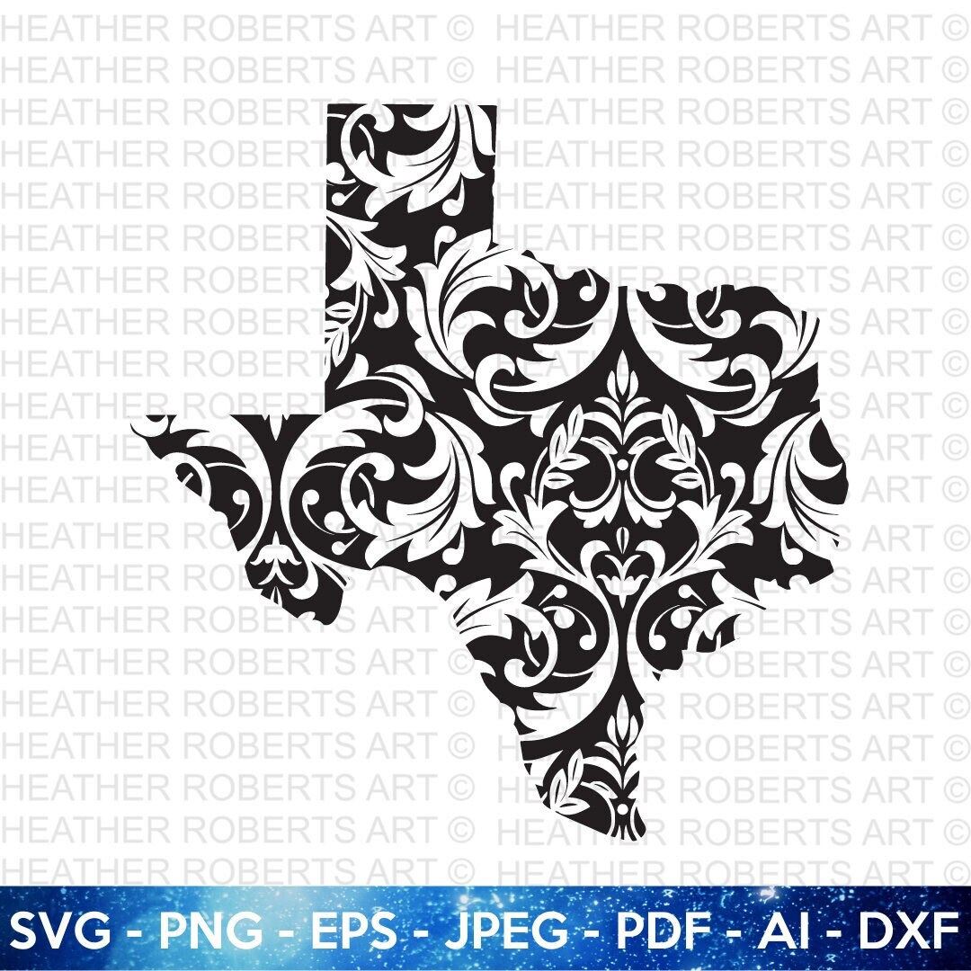 Texas Pattern Design SVG Texas Svg Texas Clipart Texas - Etsy