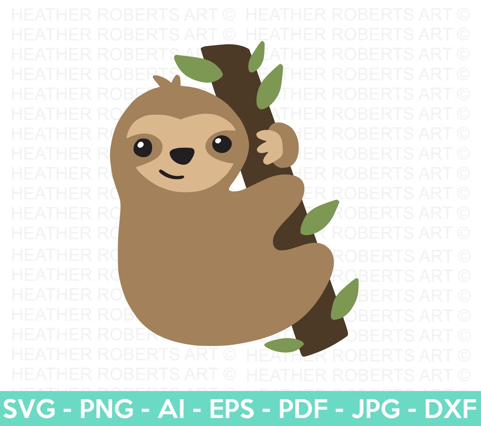 Sloth SVG, Cute Sloth SVG, Sloth Design SVG, Sloth T-shirt Svg, Sloth ...
