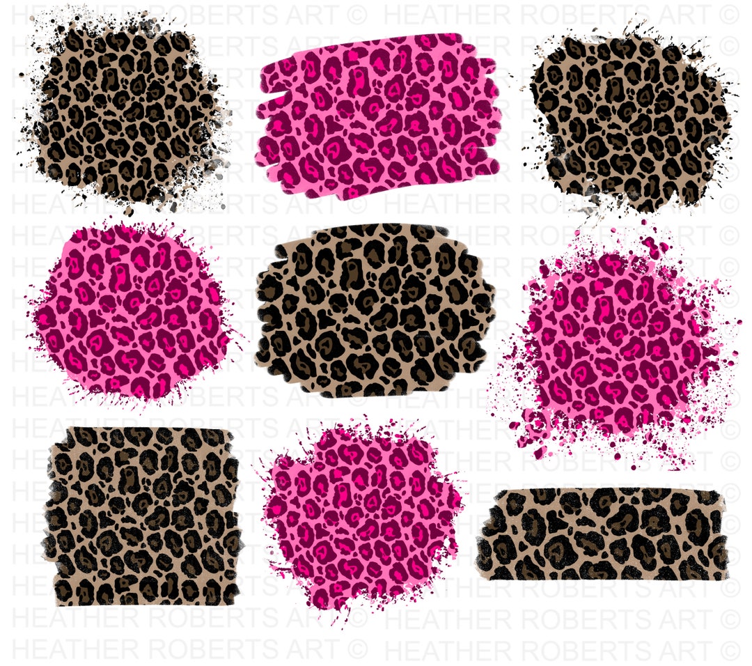 Leopard Sublimation Bundle, Cheetah Background Png, Leopard Sublimation ...
