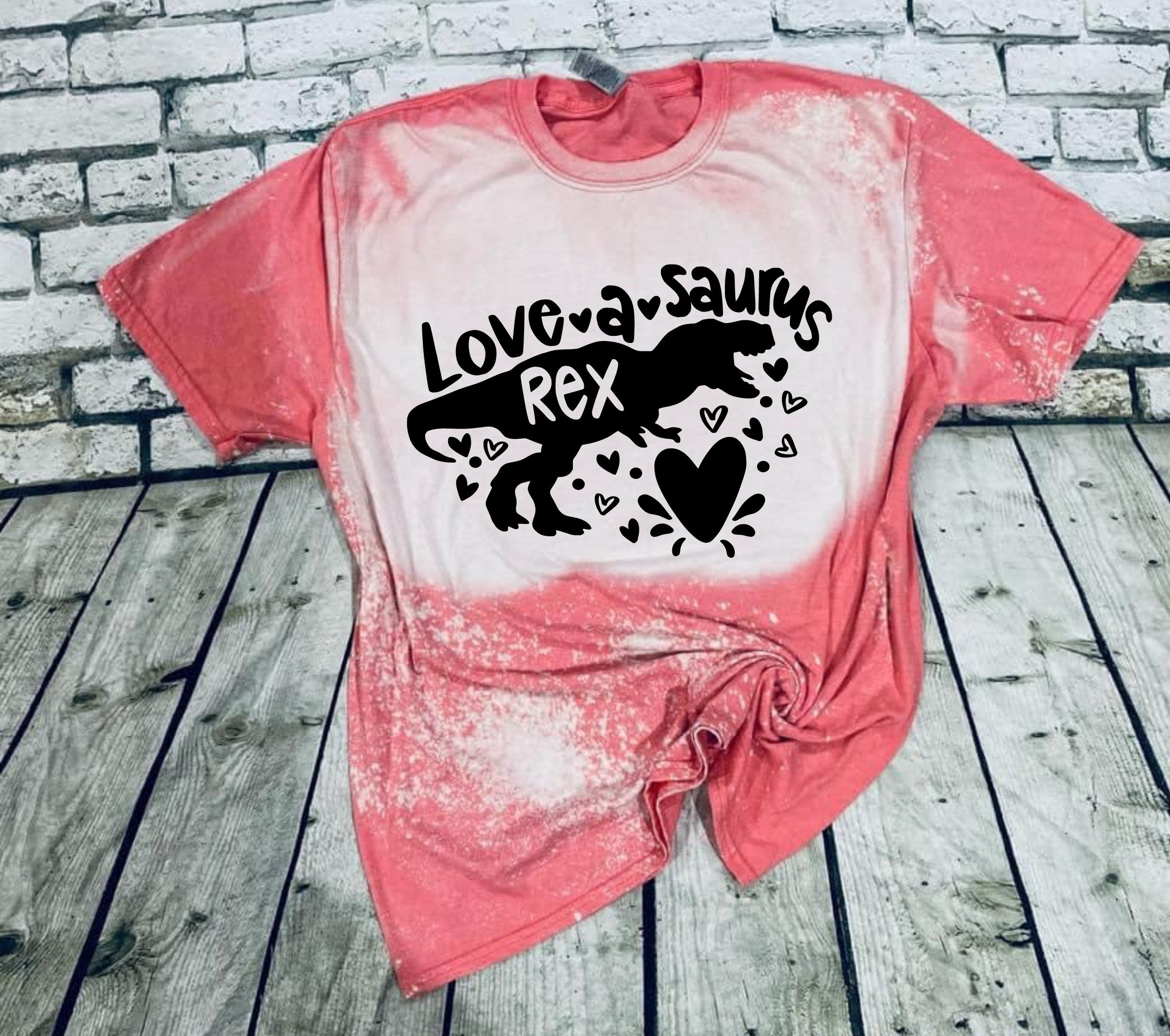 Love-a-saurus Rex Dinosaur SVG: Valentine's Day Cut File - Etsy