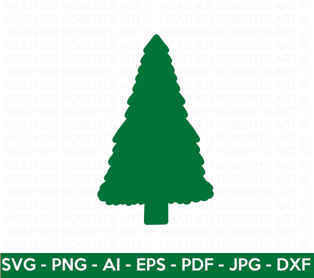Tree SVG, Pine Tree SVG, Christmas Tree SVG, Plants Svg, Spruce Svg ...