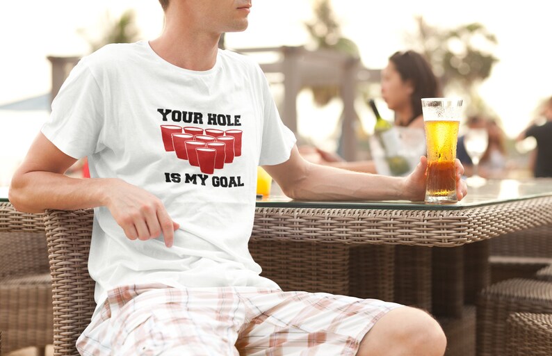 Your Hole is My Goal Svg, Beer Pong SVG, Funny Beer Quotes, Beer Dad ...