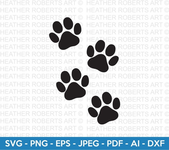 Dog Paw Prints Svg Dog Svg Paw SVG Animal Paw Svg Animal - Etsy Australia