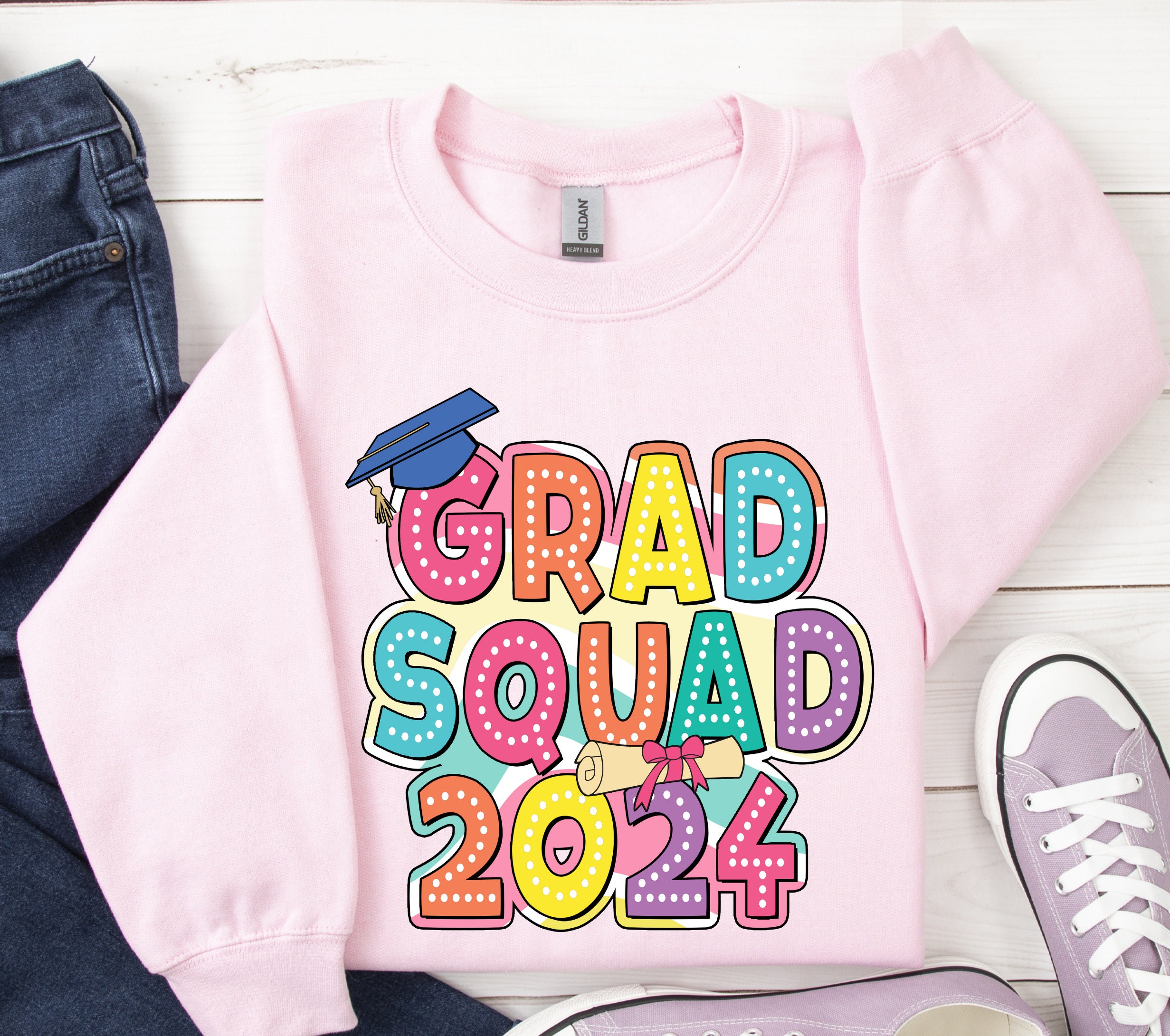 Grad Squad 2024 PNG: Graduation Clipart (digital Download) - Etsy