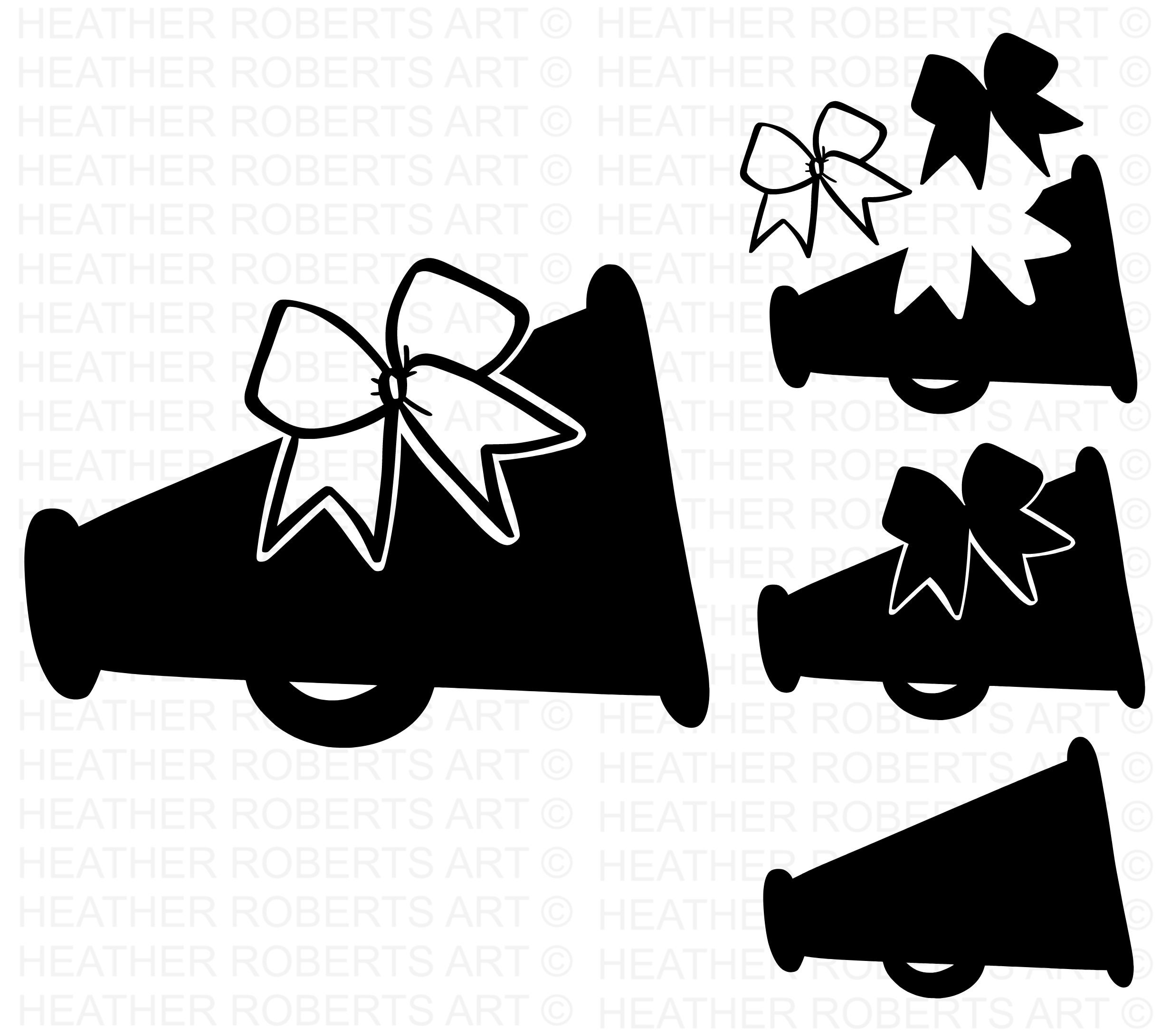Cheer BIG SVG Bundle Cheerleading SVG Cheer Svg Megaphone - Etsy
