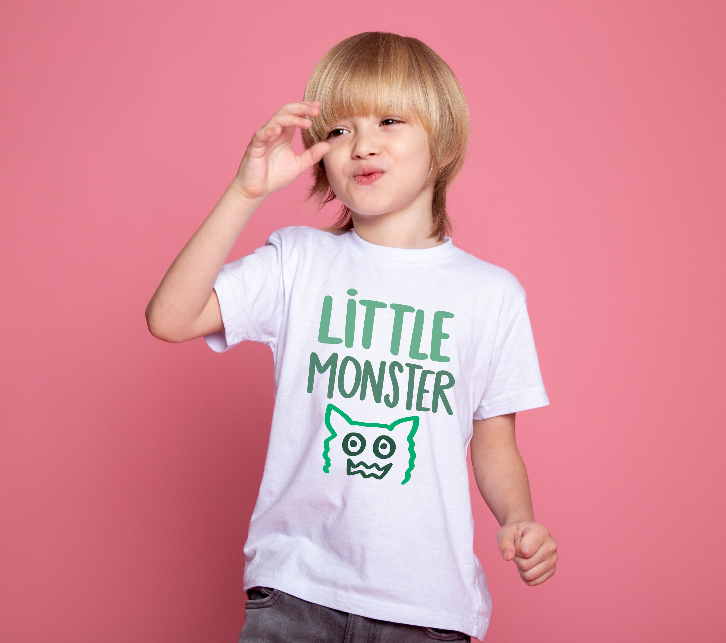 Little Monster SVG Little Boy Shirt Svg Funny Quotes Svg - Etsy