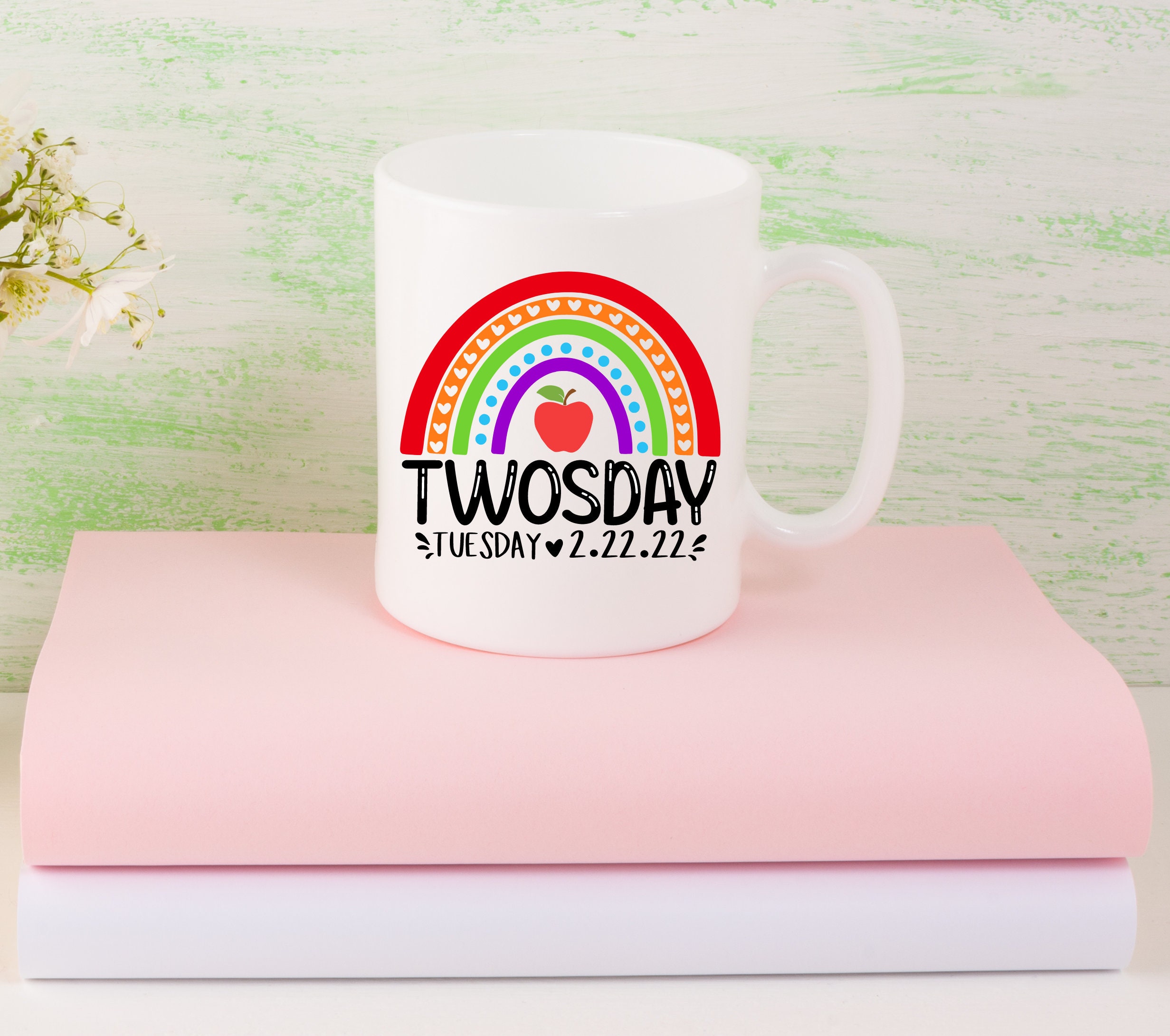 Twosday Rainbow SVG Happy Twosday SVG Twosday SVG Twosday | Etsy