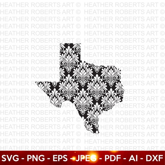 Texas Pattern Design SVG Texas Svg Texas Clipart Texas - Etsy
