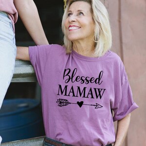 Blessed Mamaw Svg, Grandma Shirt Svg, Mimi Life Svg, Nana Quote, Best ...