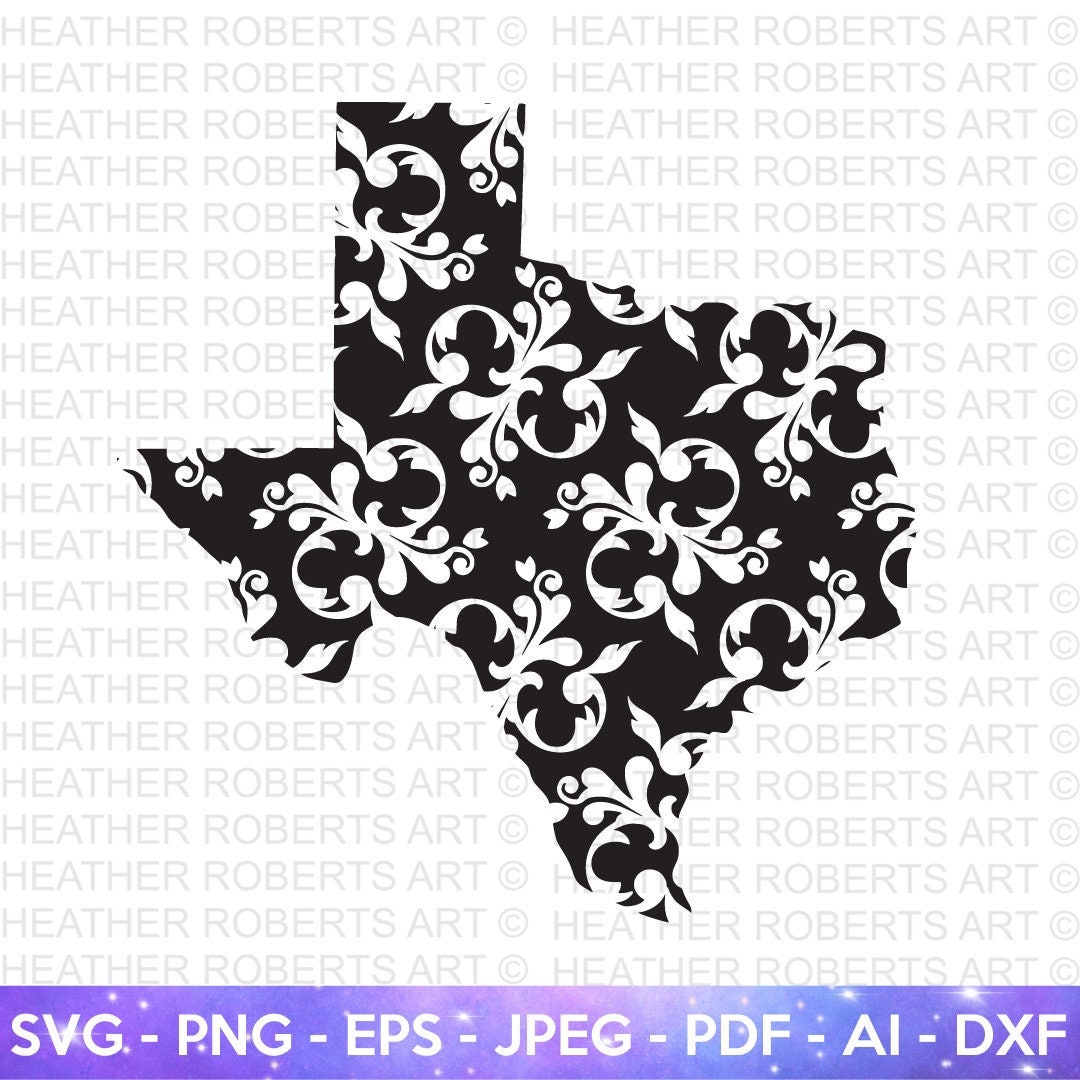Texas Pattern Design SVG Texas Svg Texas Clipart Texas - Etsy