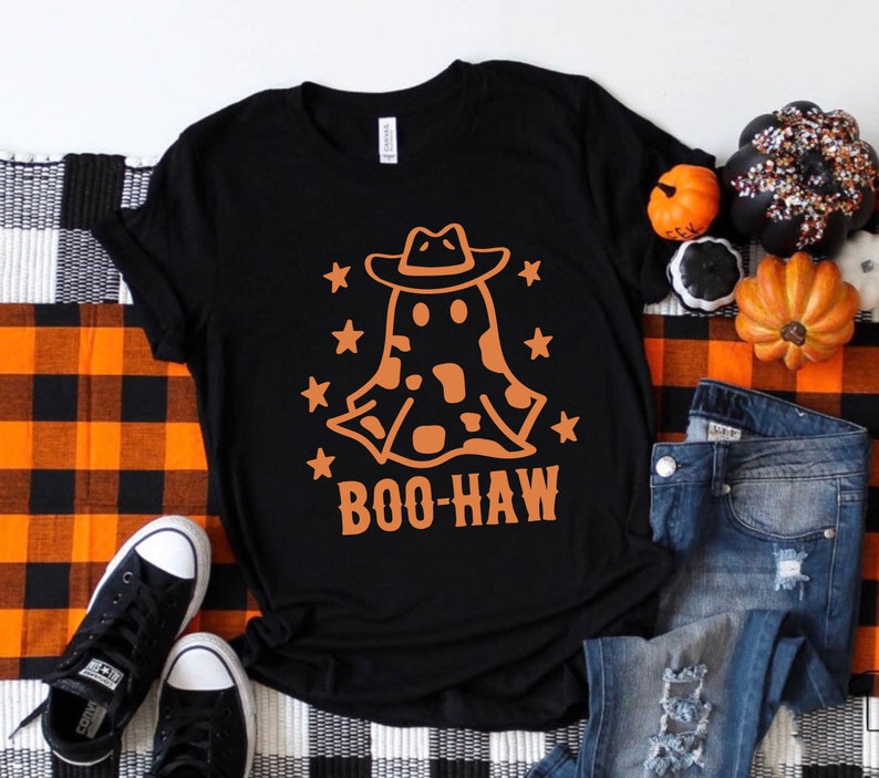 Boo-haw SVG Cowboy Ghost SVG Halloween SVG Halloween Shirt - Etsy