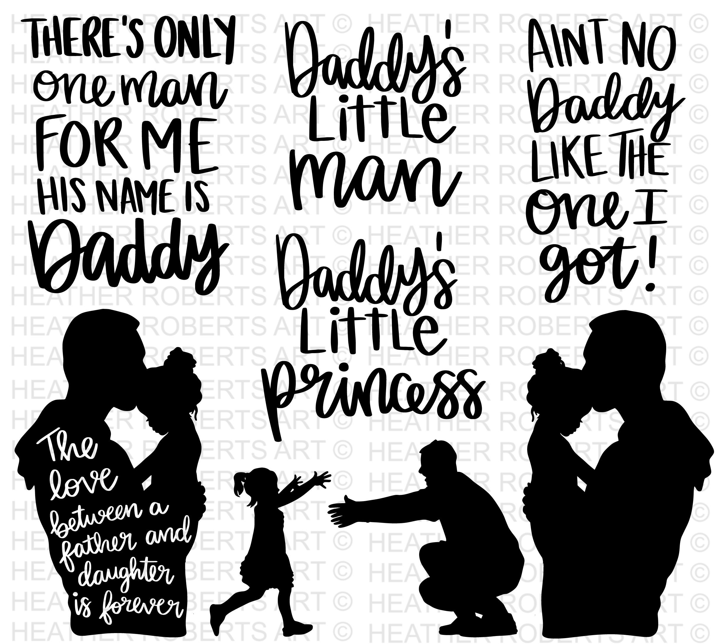 Daddy SVG Bundle Father SVG Daddy and Me Svg Mini Me Dad - Etsy Australia