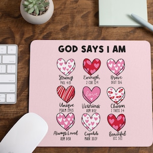 God Says I Am Valentine PNG: Christian Bible Verse (digital Download ...