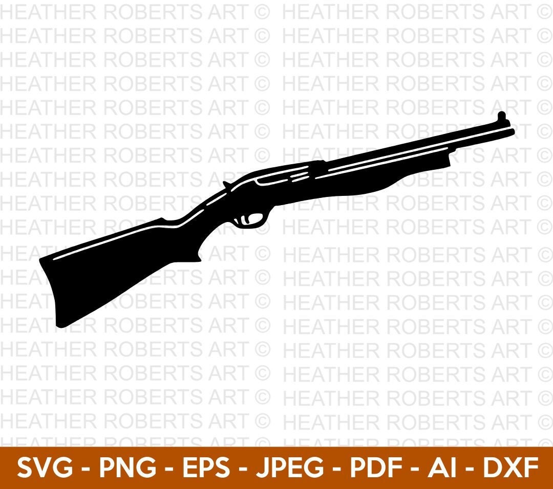 Shotgun Svg, Gun Svg, Shotgun Clipart, Shooting Svg, Shotgun Silhouette ...