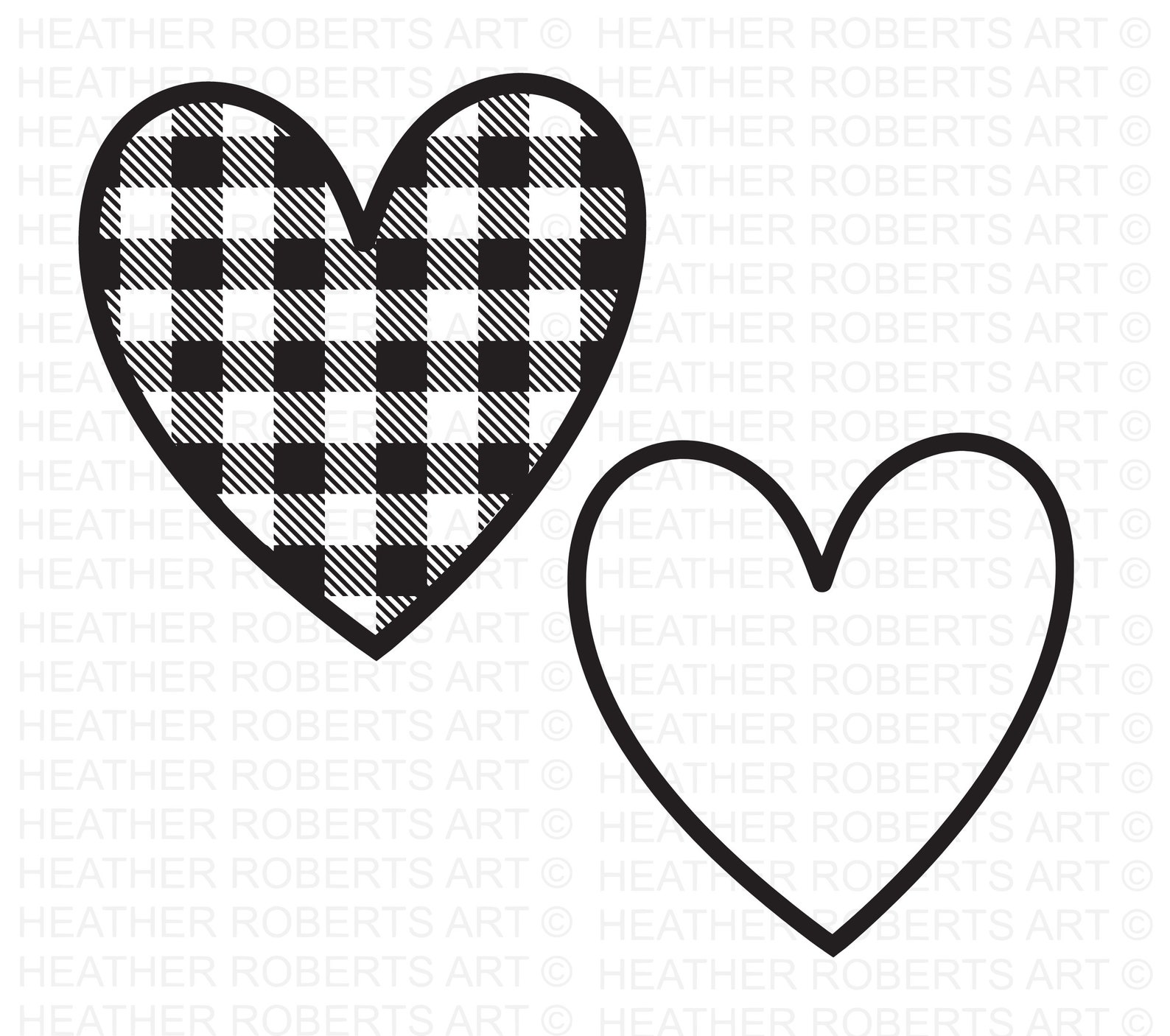 Heart SVG Bundle Patterned Heart SVG Animal Skin Patterns - Etsy