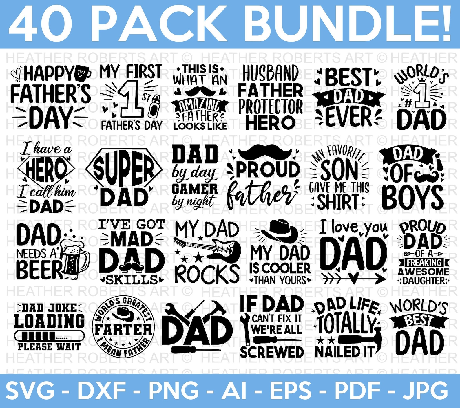 Father's Day Svg Bundle, Dad Svg, Father Svg, Papa Svg, Gift for Dad ...