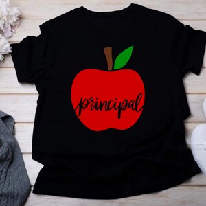 Principal Apple SVG: Back to School Gift (digital Files) - Etsy