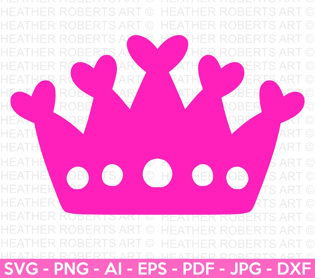 Princess Crown SVG: Tiara Vector Cut File (digital Download) - Etsy