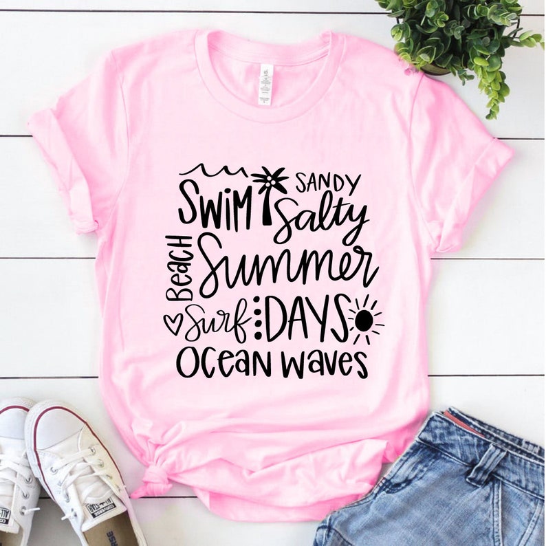 Summer Word Collage SVG Summer SVG Beach SVG Beach Life - Etsy