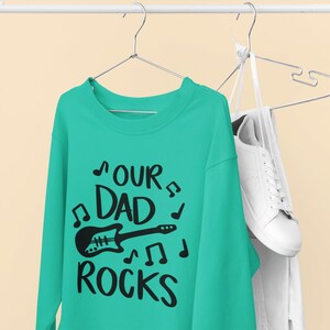 Our Dad Rocks SVG, Father's Day SVG, Dad Shirt Svg, Gift for Dad Svg ...