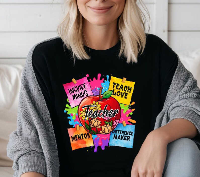 Teacher T-shirt Design PNG: Teacher Appreciation, Back to School ...