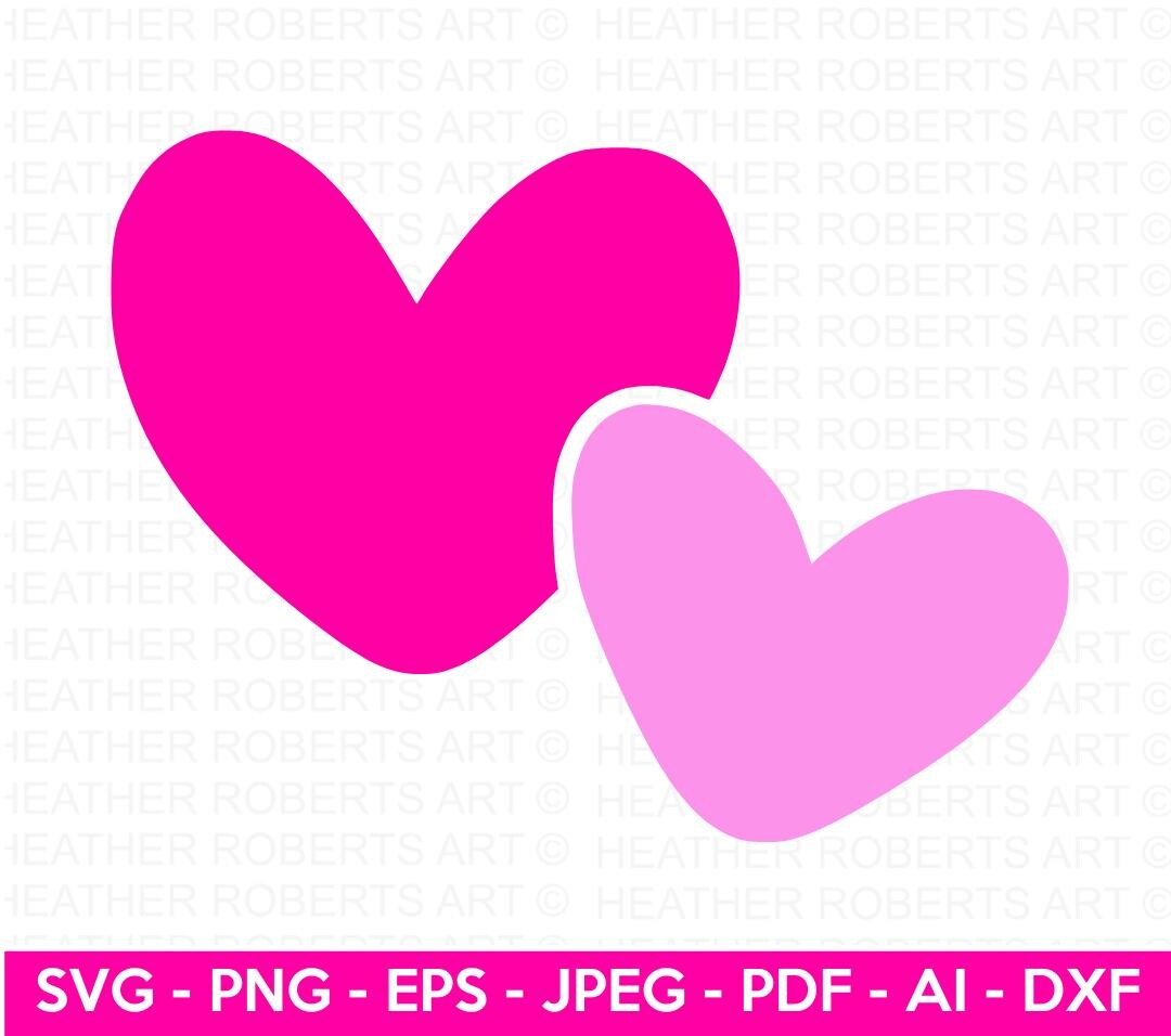 Hearts Svg, Valentines Day PNG, Love SVG Cut File, Mothers Day DXF Cut ...