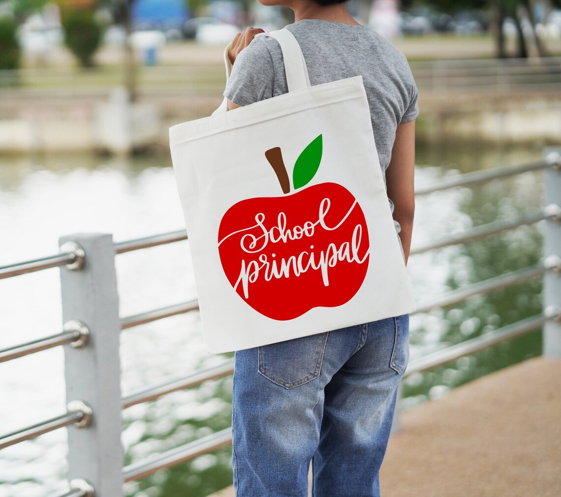 School Principal Apple SVG: Back to School Gift (digital Files) - Etsy