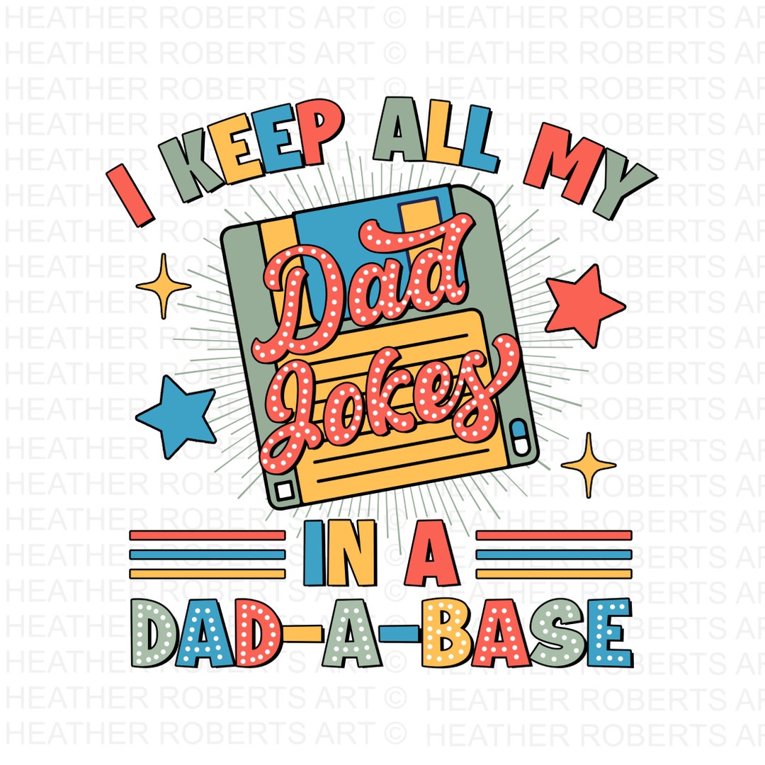 Dad Jokes PNG: Father's Day Sublimation Design (digital Download) - Etsy