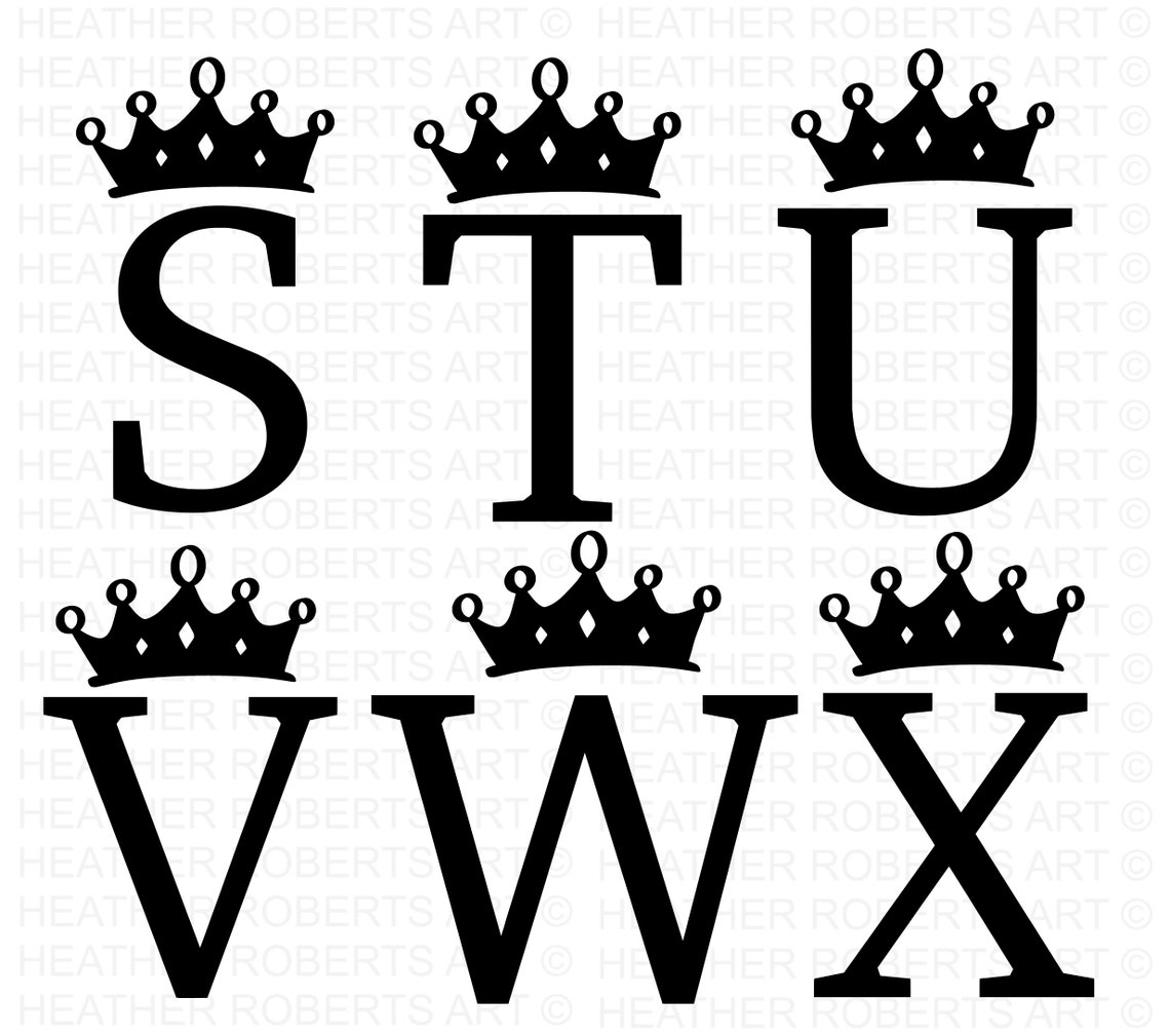 Princess Alphabet and Numbers SVG Princess Monogram Alphabet - Etsy