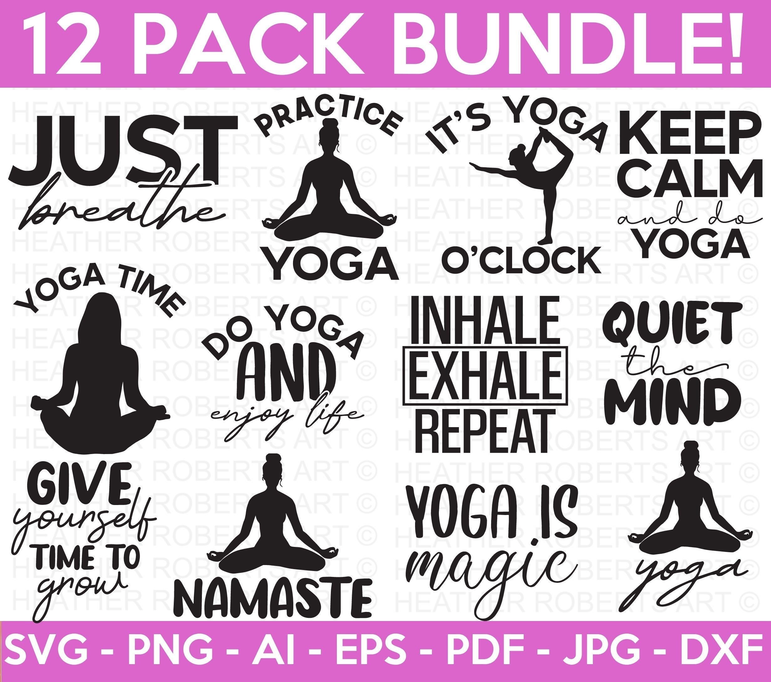 Yoga SVG Bundle Yoga SVG Yoga Quotes SVG Yoga Shirt Svg - Etsy Canada