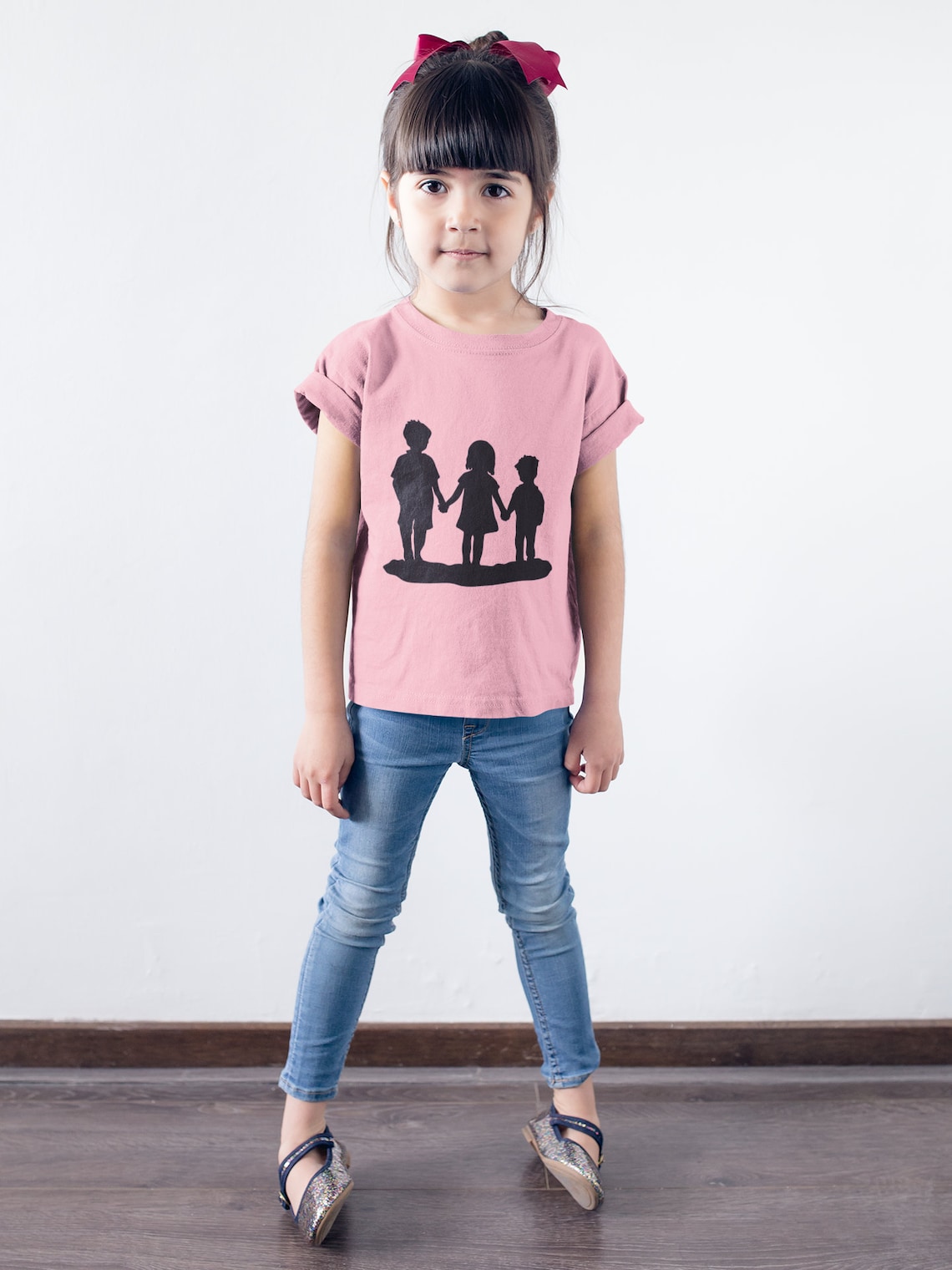 Children Silhouette SVG: Kids Sibling Cut File (digital Download) - Etsy