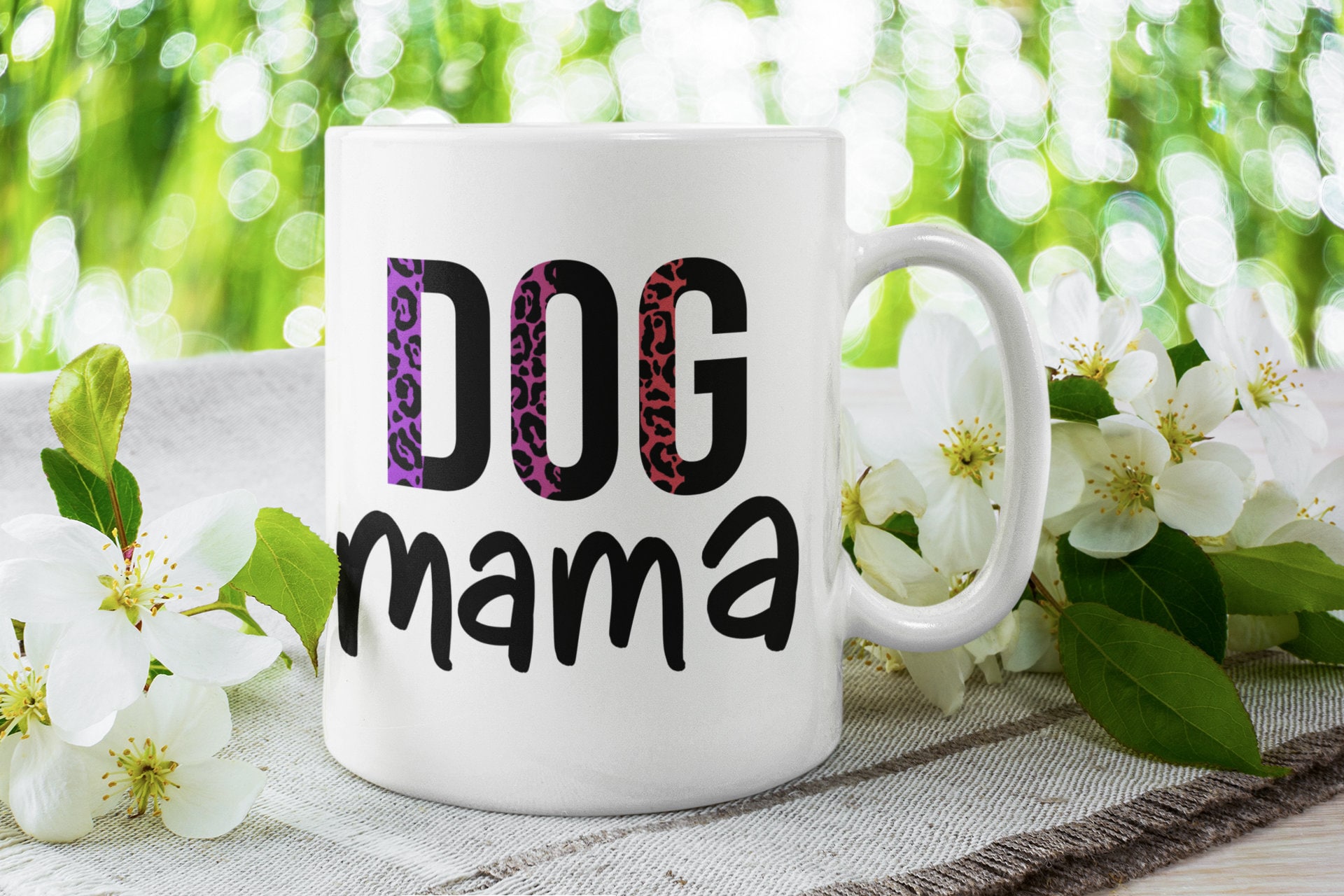 Dog Mama Sublimation Dog Mama PNG Leopard Patterned Design - Etsy