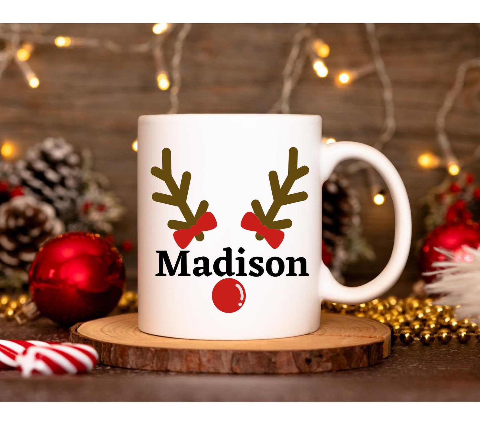 Reindeer Frame SVG Reindeer Name Frame SVG Christmas Svg | Etsy