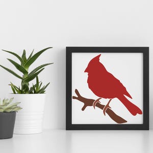 Cardinal Bird SVG, Northern Red Bird Svg, Red Cardinal, Cardial Clipart ...