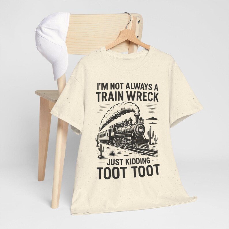 Funny Train Wreck Toot Shirt: Sarcastic Retro Tee - Etsy